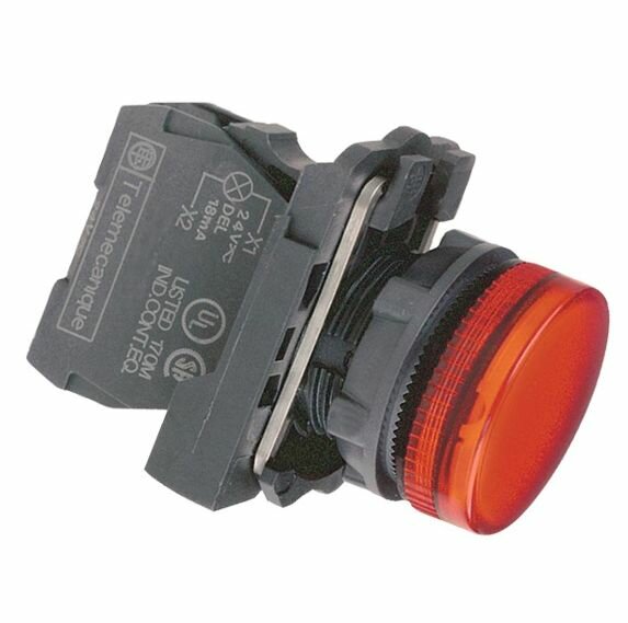 Сигнальная лампа Schneider Electric XB5AVM4 22мм 230-240В красная XB5AVM4