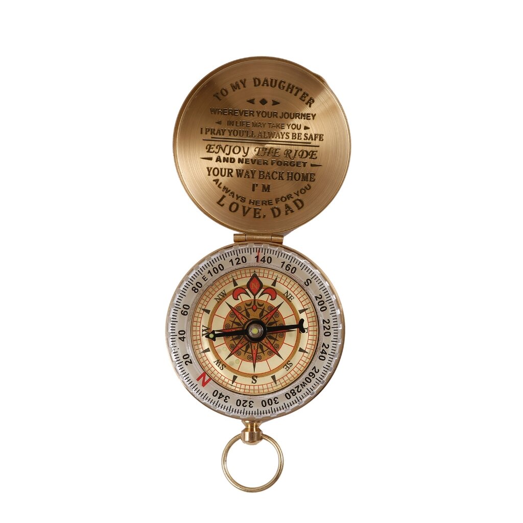 Винтажные персонализированные компасы - подарок на день рождения сыну/Дочери/Мужу/Жене