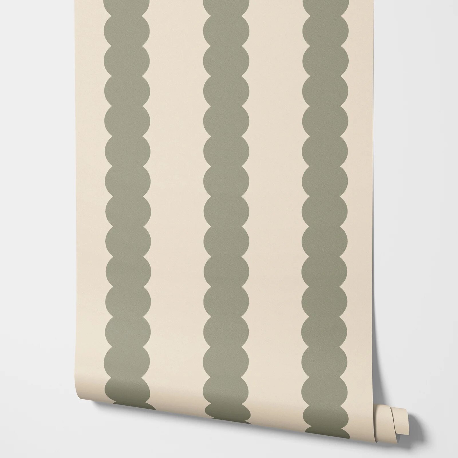 Обои Pixel&Wall, древесноволокнистые, классические, зелёный Tradition Un-paste, 50cm X300cm