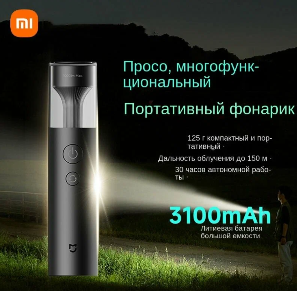 Xiaomi Mijia Многофункциональный Портативный фонарик Night Light Сильный свет
