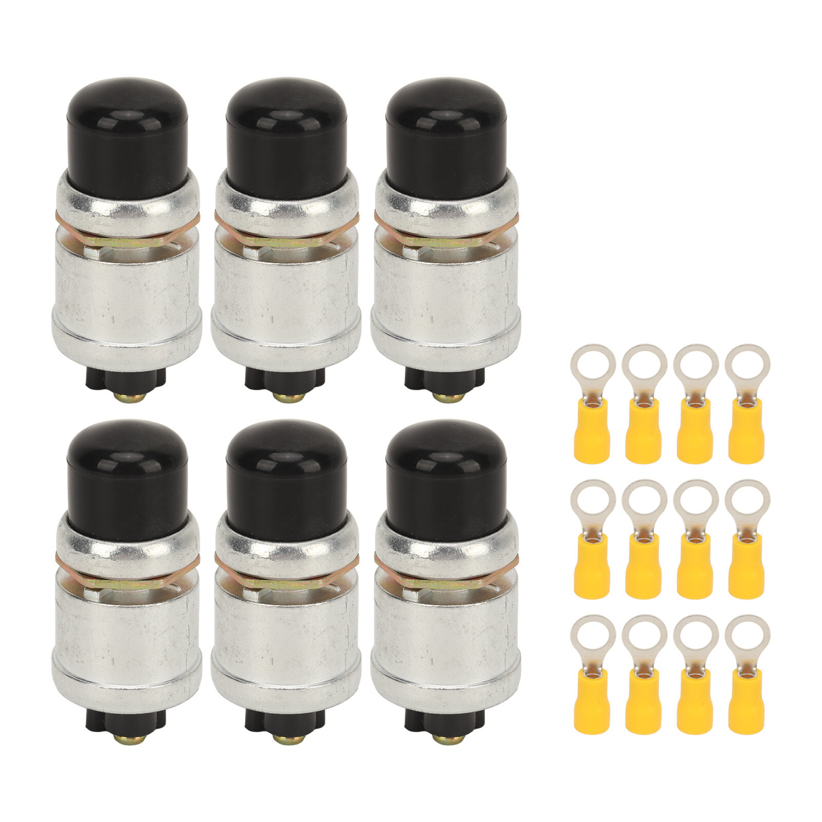 6 SET SET TUSH START Кнопкий переключатель комплект водонепроницаемой быстрый отклик мгновенный кнопку