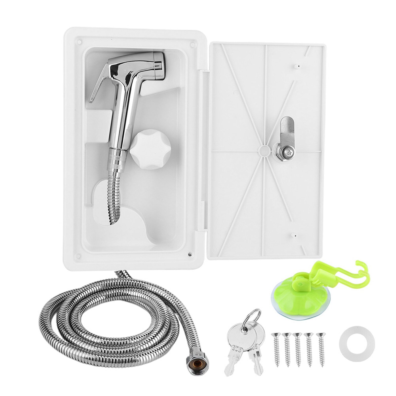 Внешняя душевая коробка горячий холодный выключатель с 2 клавишами для морской лодки караван на мотоме