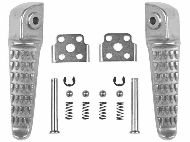 Подножки задние MOTOKIT для Kawasaki ZX-6R, ZX-9R, ZX-10R, GTR1400, ZZR1400, ZZR1200, Z750< Z1000 (серебристые)