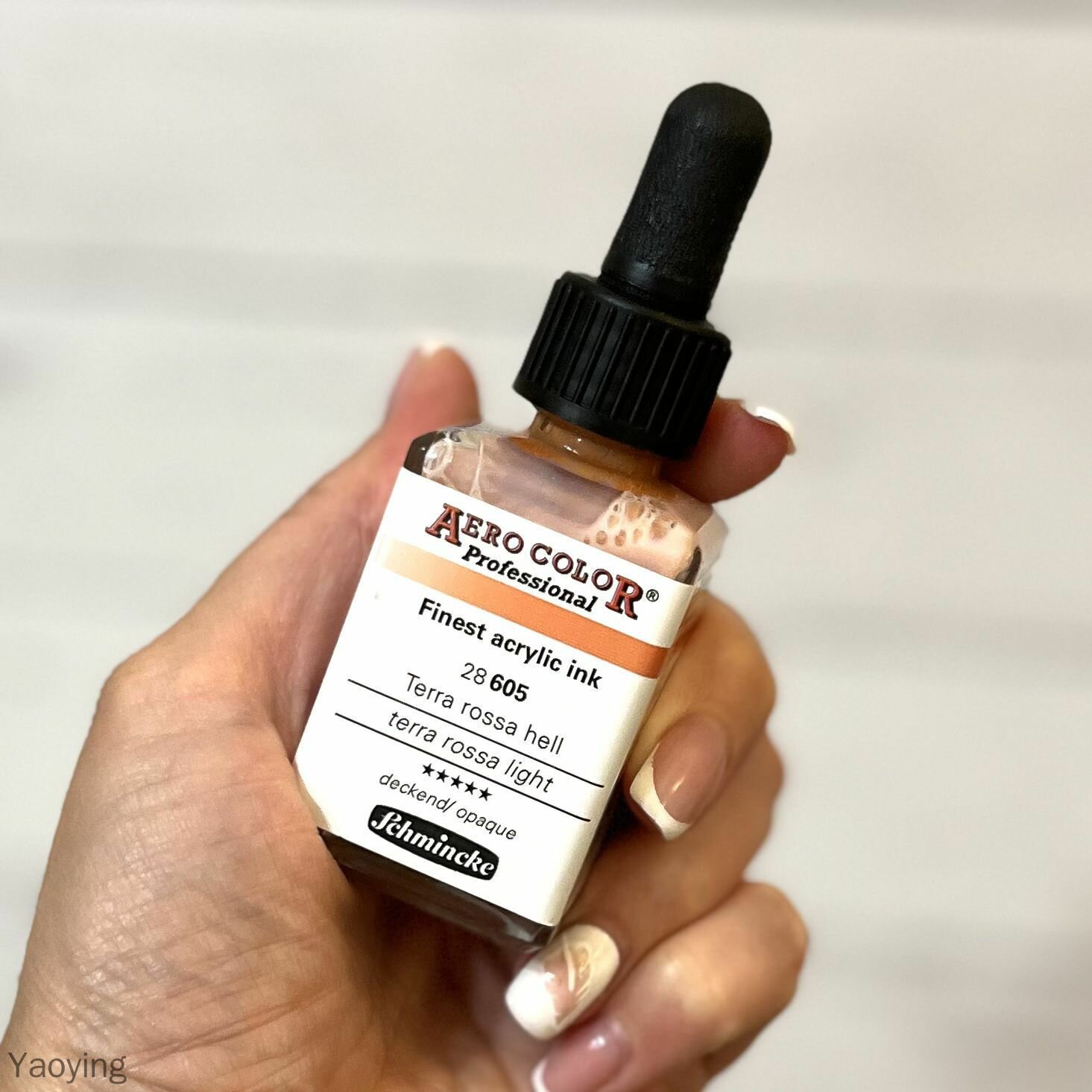 Краска для аэрографа, Schminke Aero Color Professional, акриловые чернила, 28 мл, №605 Terra rossa light, серия Standard Colors