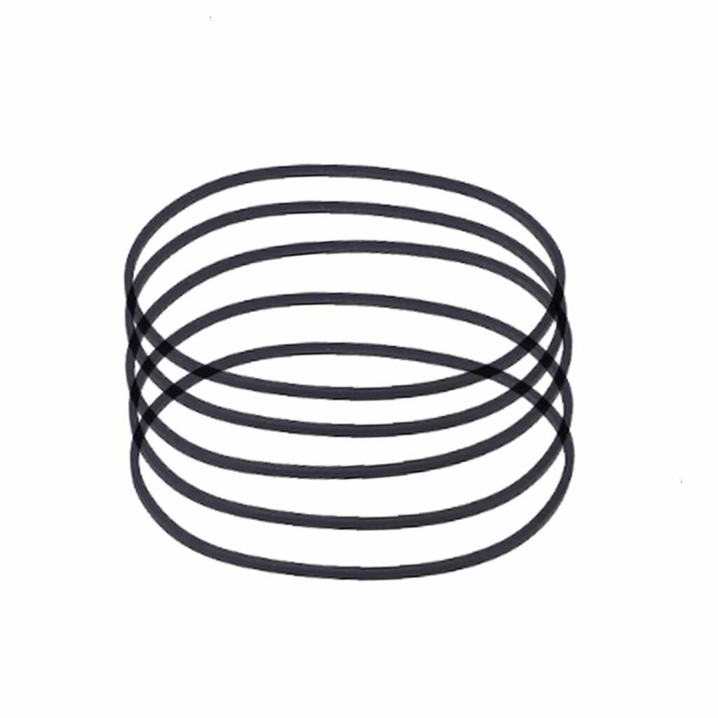 Аксессуар для аудиотехники,5 однопользовательских ремней импортного квадратного магнитофона диаметром 0,6 мм-складываются пополам на 115 мм