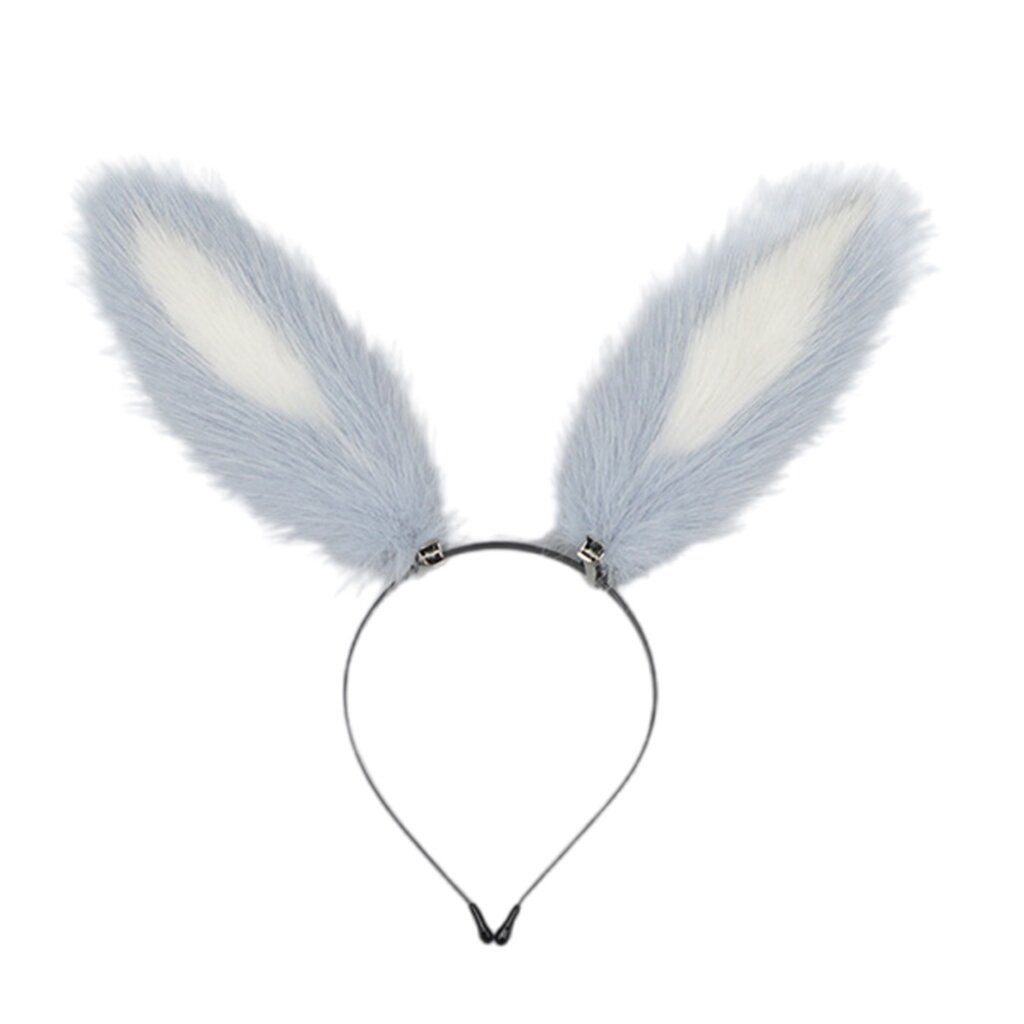 Повязка на голову с кроличьими ушками и набором хвостов, аксессуары для косплея "Хвост животного" на Хэллоуин