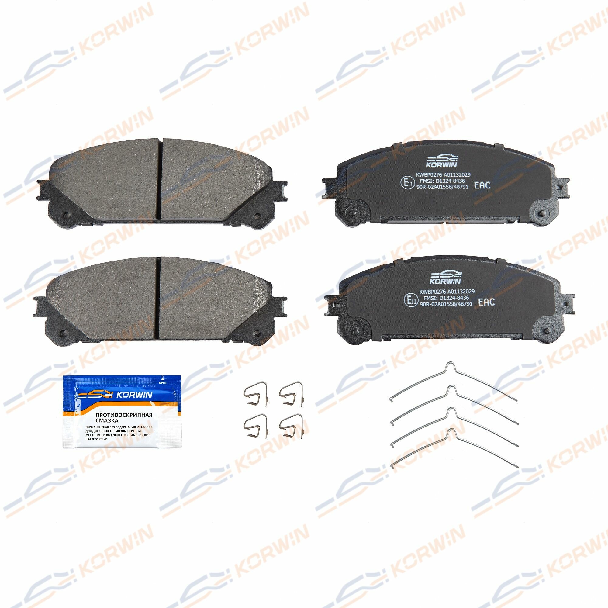 Колодки тормозные перед. Toyota Camry (V7_) 17-/RAV4 III-V 05-/Lexus NX 14-