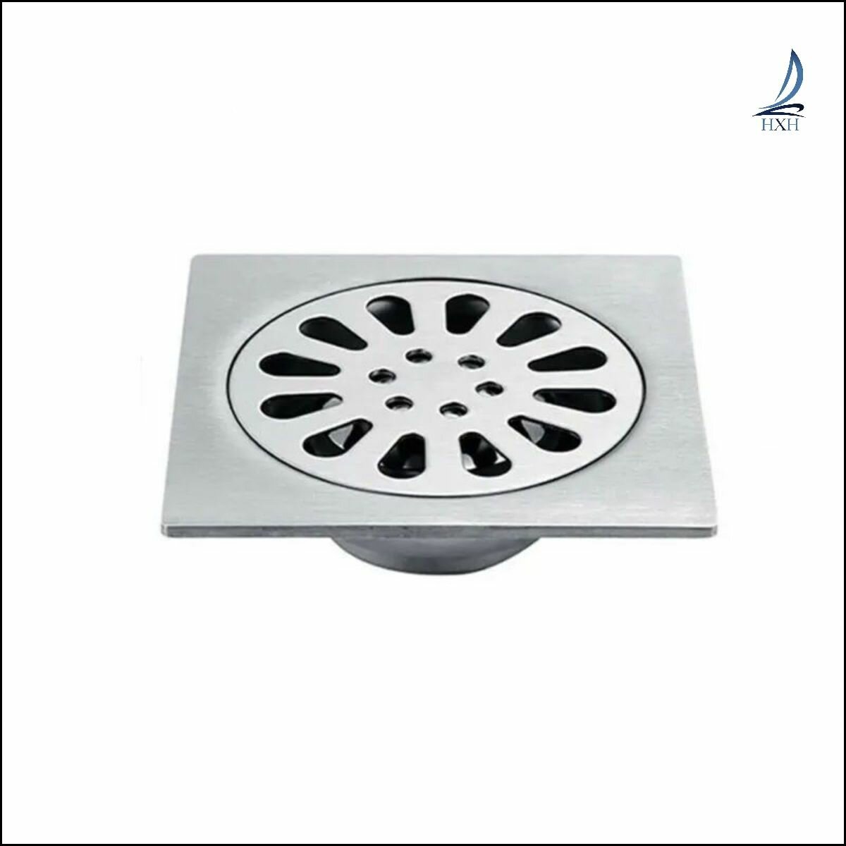 Квадратный слив для душа, слив в полу, простая установка, сетка, идеальный размер, съемная крышка, легкая очистка, ванная комната