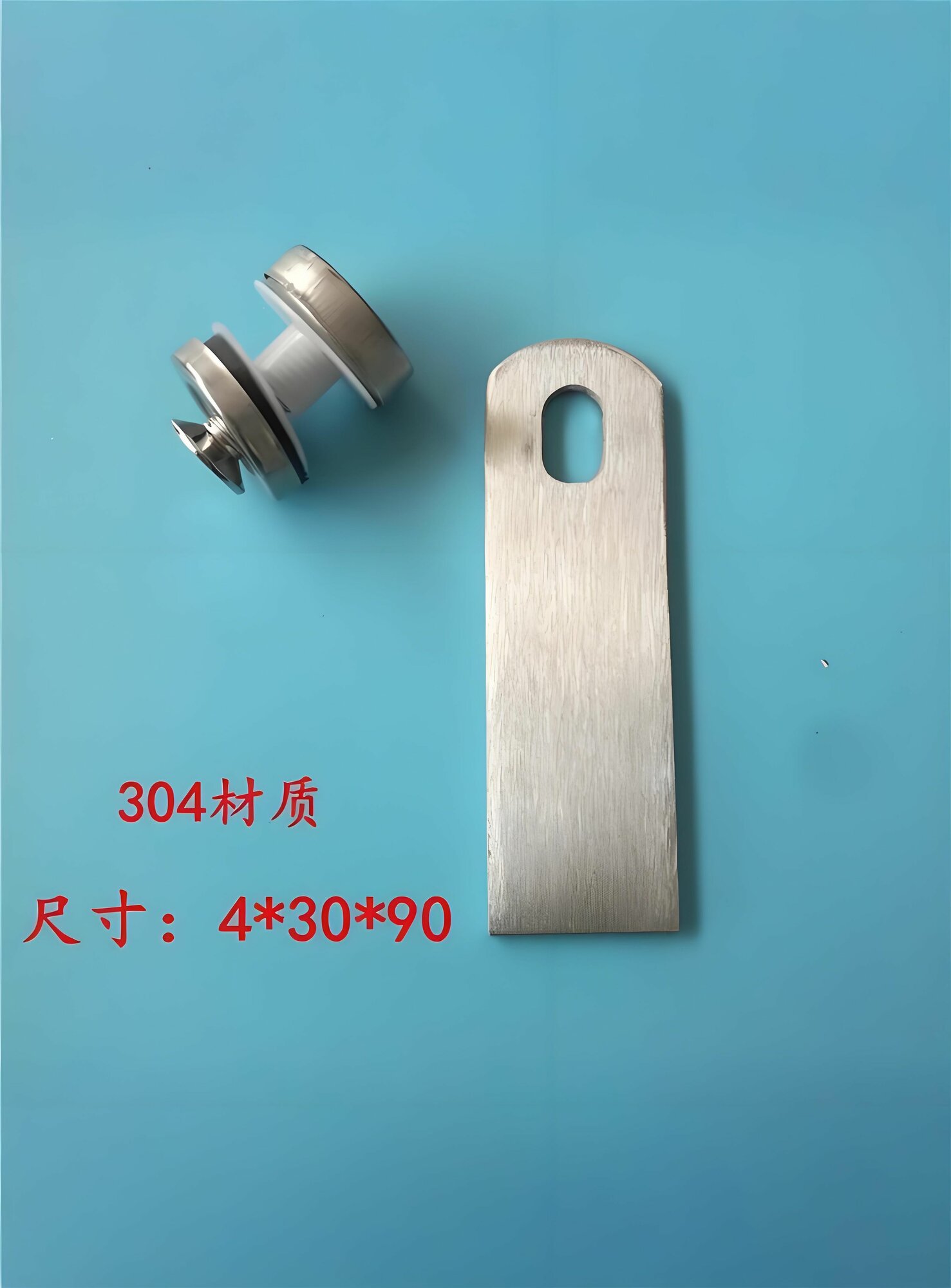 Зажимы (кронштейны) для стеклянных ограждений AISI 304: крепление для лестниц, балконов и перил, соединительные элементы