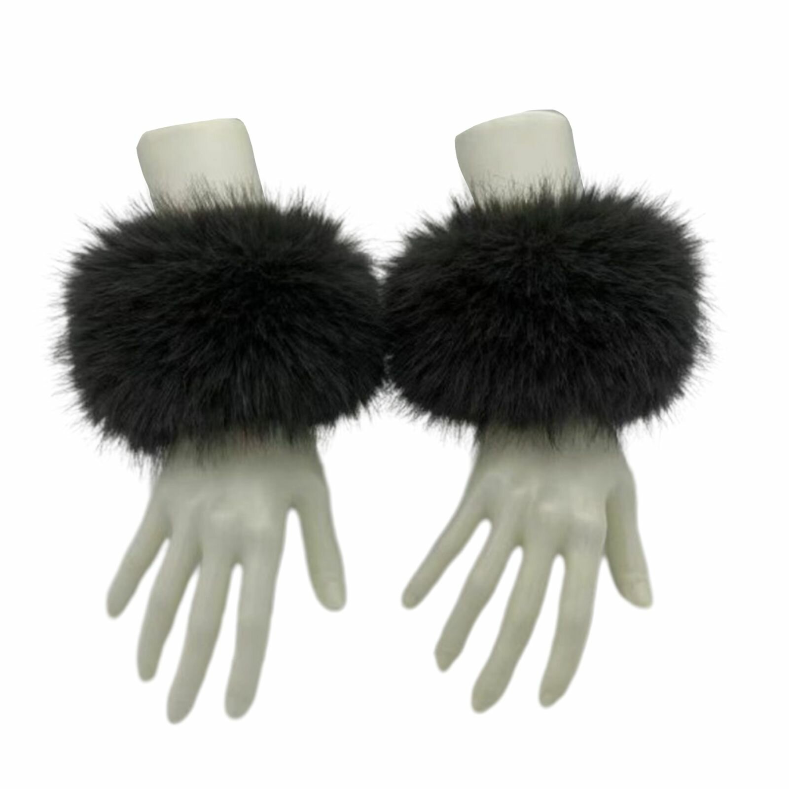 Плюшевые ветрозащитные манжеты на запястье зимние нарукавники для женщин