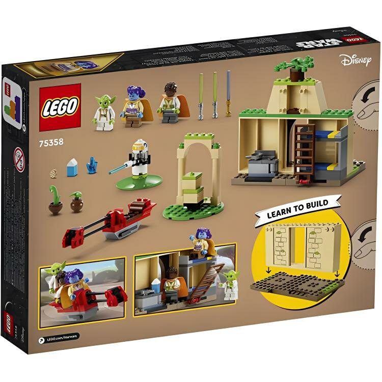 Конструктор из пластиковых блоков унисекс LEGO Храм джедаев на Теноо 75358