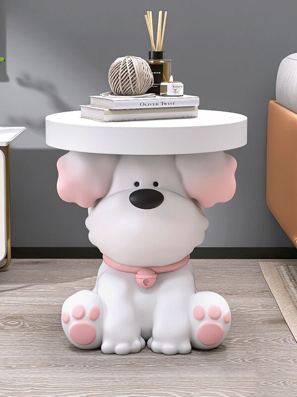 Креативный журнальный столик с мультяшным щенком, домашний современный декоративный журнальный столик