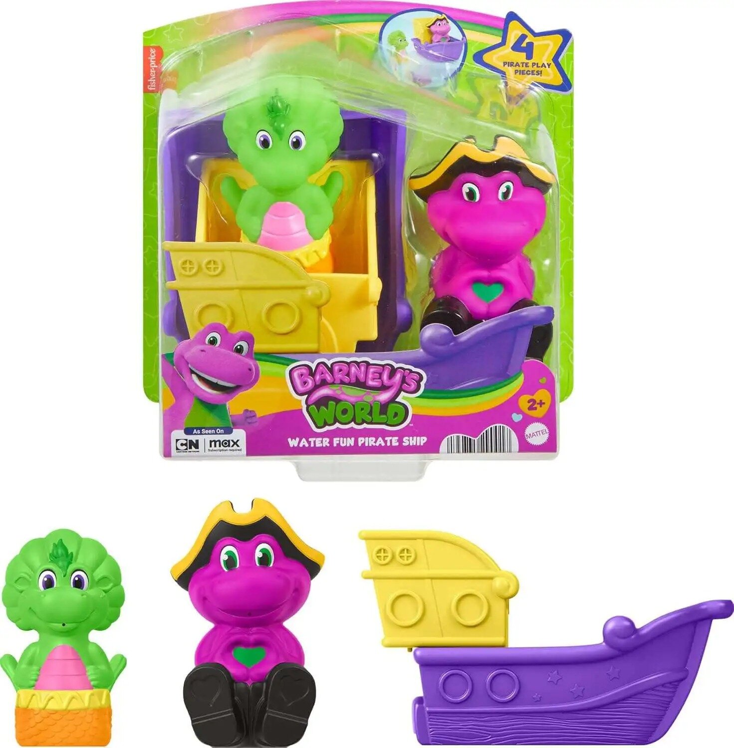 Игровой набор для ванны Barney's World «Пиратский корабль» JDW88