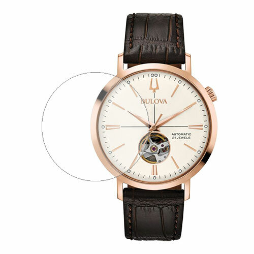 Скрин Мобайл защитный экран для часов Bulova 97A136 из гидрогелевая плёнка прозрачная
