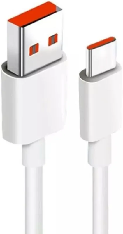 Кабель Xiaomi 6A USB-A to USB Type-C data cable 2m White