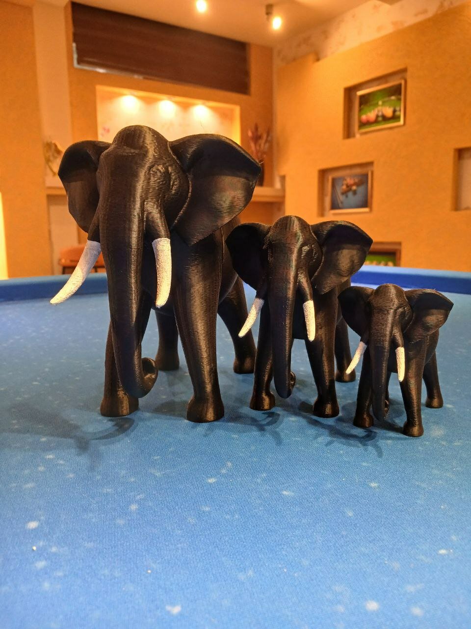 "семейство слонов" статуэтки
