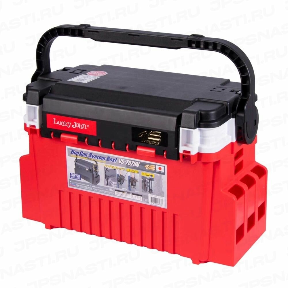 Рыболовный ящик Meiho Versus x Lucky John VS-7070N, пластик, красный
