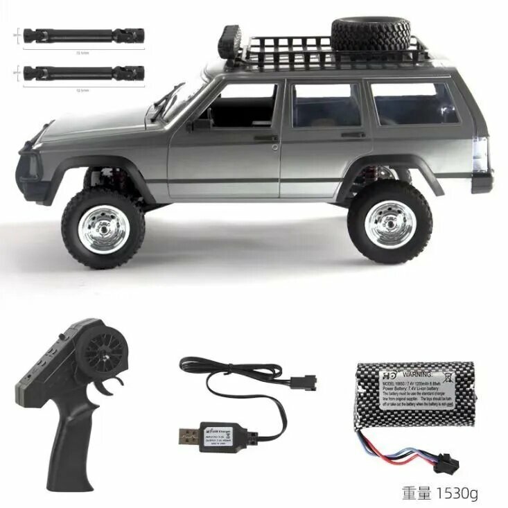 Радиоуправляемая полноприводная машина для хобби MN78 2,4 ГГц / 1:12 / цвет серый