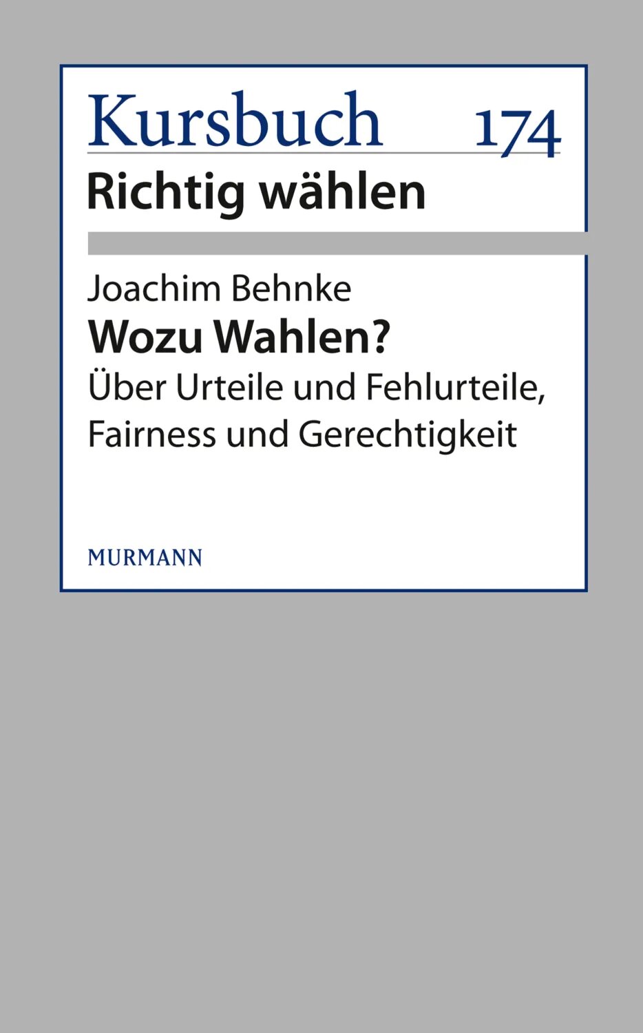 Wozu Wahlen? [Цифровая книга]