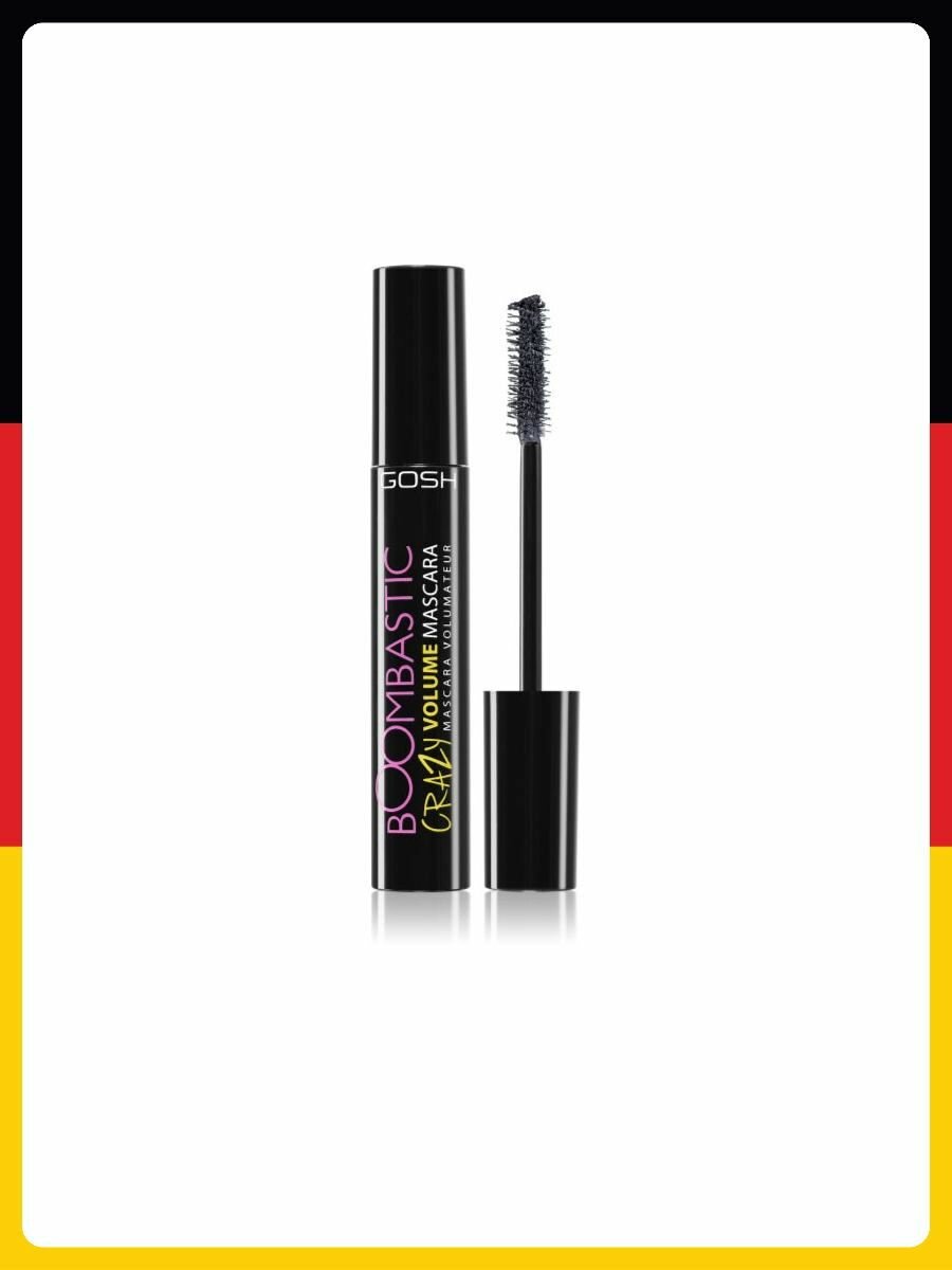 Тушь для ресниц Gosh Boombastic Volume Mascara for curled lashes 004 Classic Gray, 13 мл
