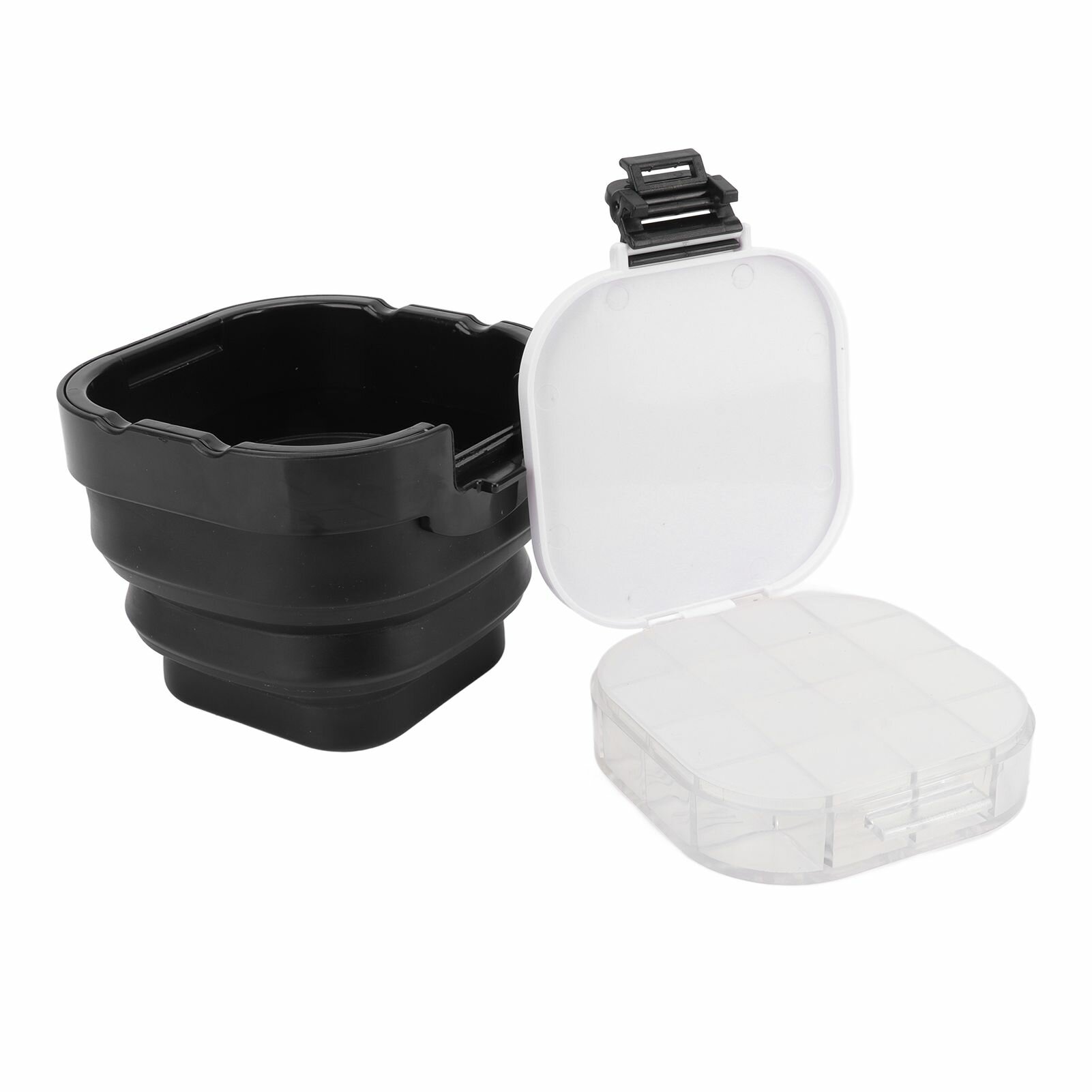 Палитра красок, герметичная коробка, 16 ячеек со складным ведром для чистки, силиконовая прокладка для профессионалов, начинающих