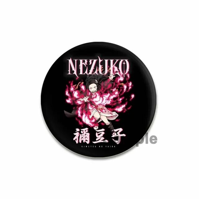 Фигурки аниме Nezuko/Kie/Hanako/Takeo, жесть, значок, сделай сам, мультяшная брошь, булавка для фанатов, коллекция подарков, украшение для одежды