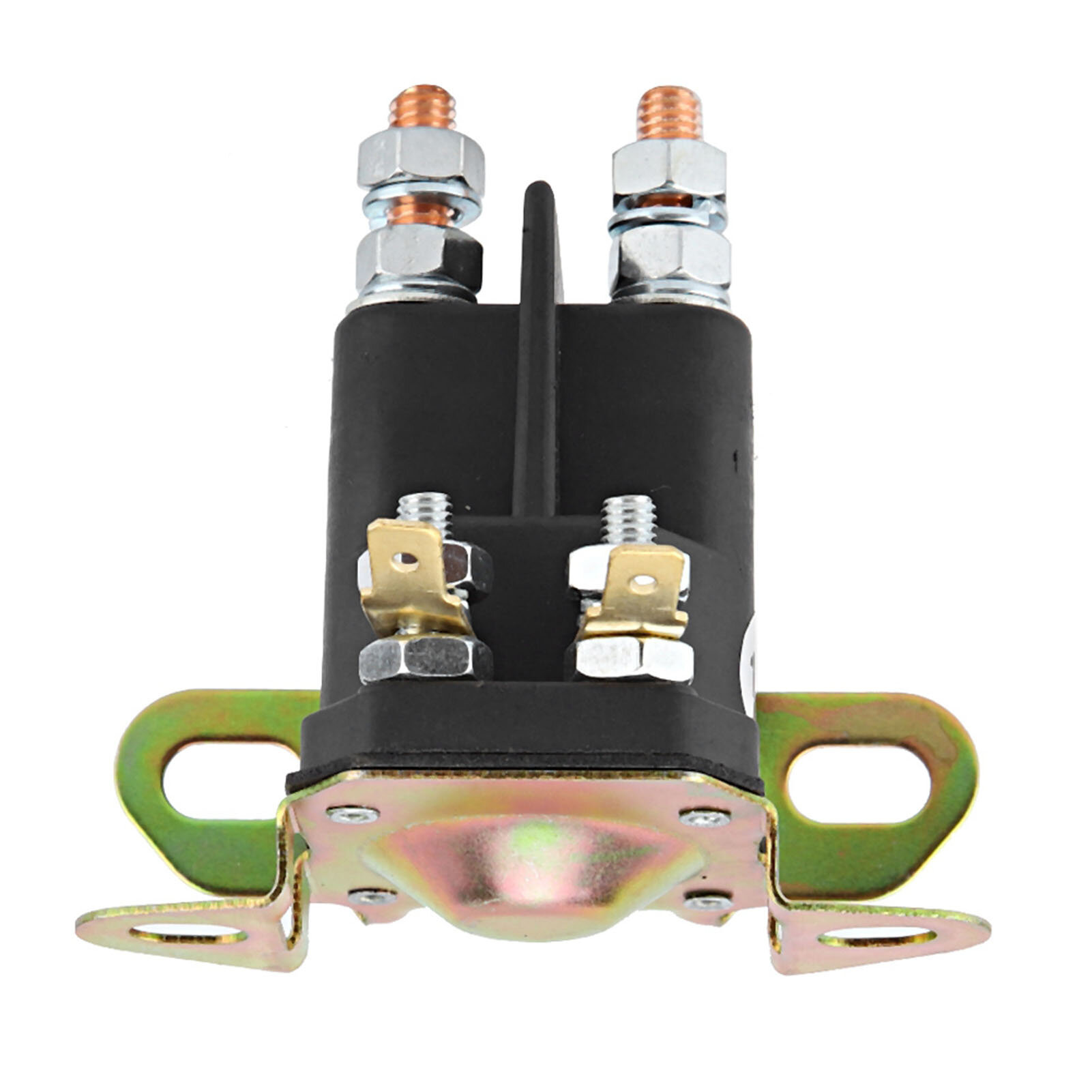 Универсальный 4-полюсный стартерный соленоид 12V для Exmark 1-513075 117-1197 513075 Gilson 212655 с резьбой верхнего штыря 5/16 дюйма и резьбой нижнего штыря 1/4 дюйма