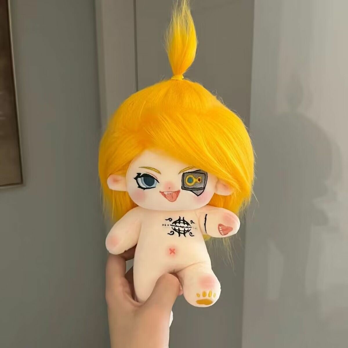 Дейдара Naruto Плюшевая Кукла Игрушка 20CM(Встроенный каркас)