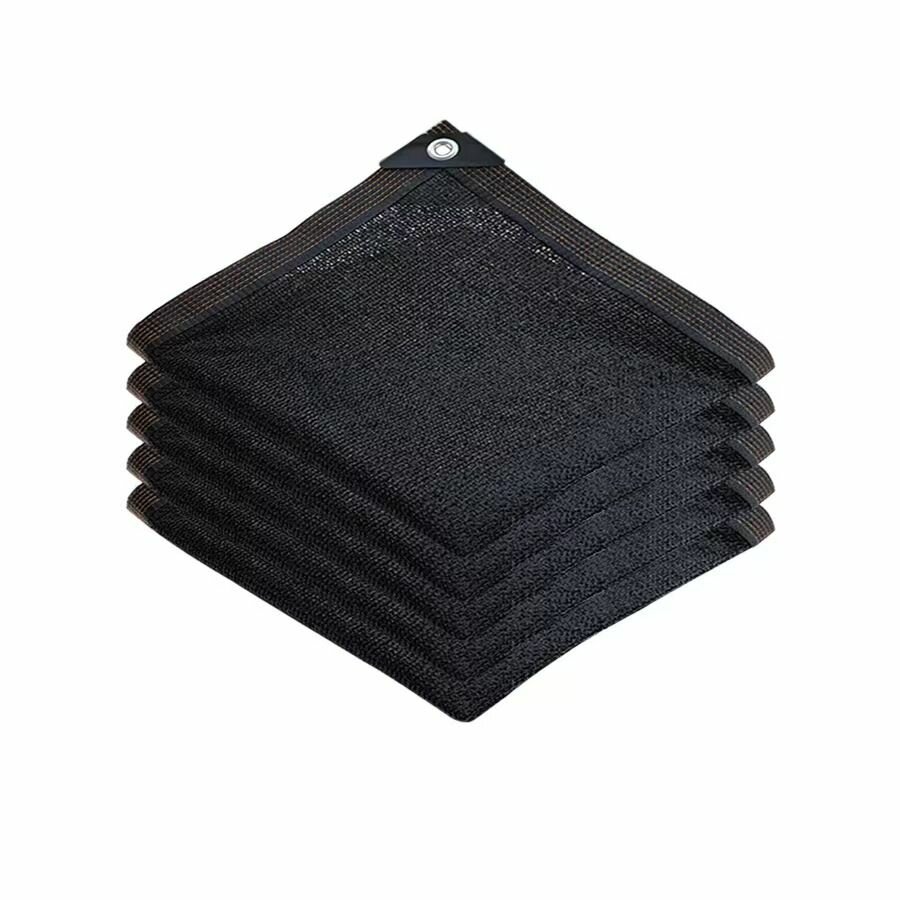 Затеняющая сетка, длина 2м, ширина 8м, черная, полиэтилен, 1шт