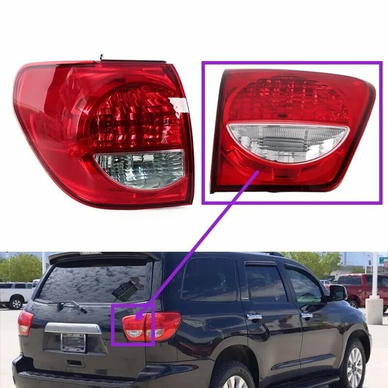 Фары автомобильные, Задний фонарь, 1 шт, арт. Toyota Sequoia 2008-2017 Inner