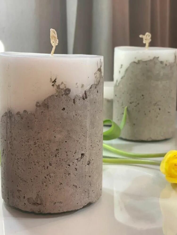 Свеча в бетоне