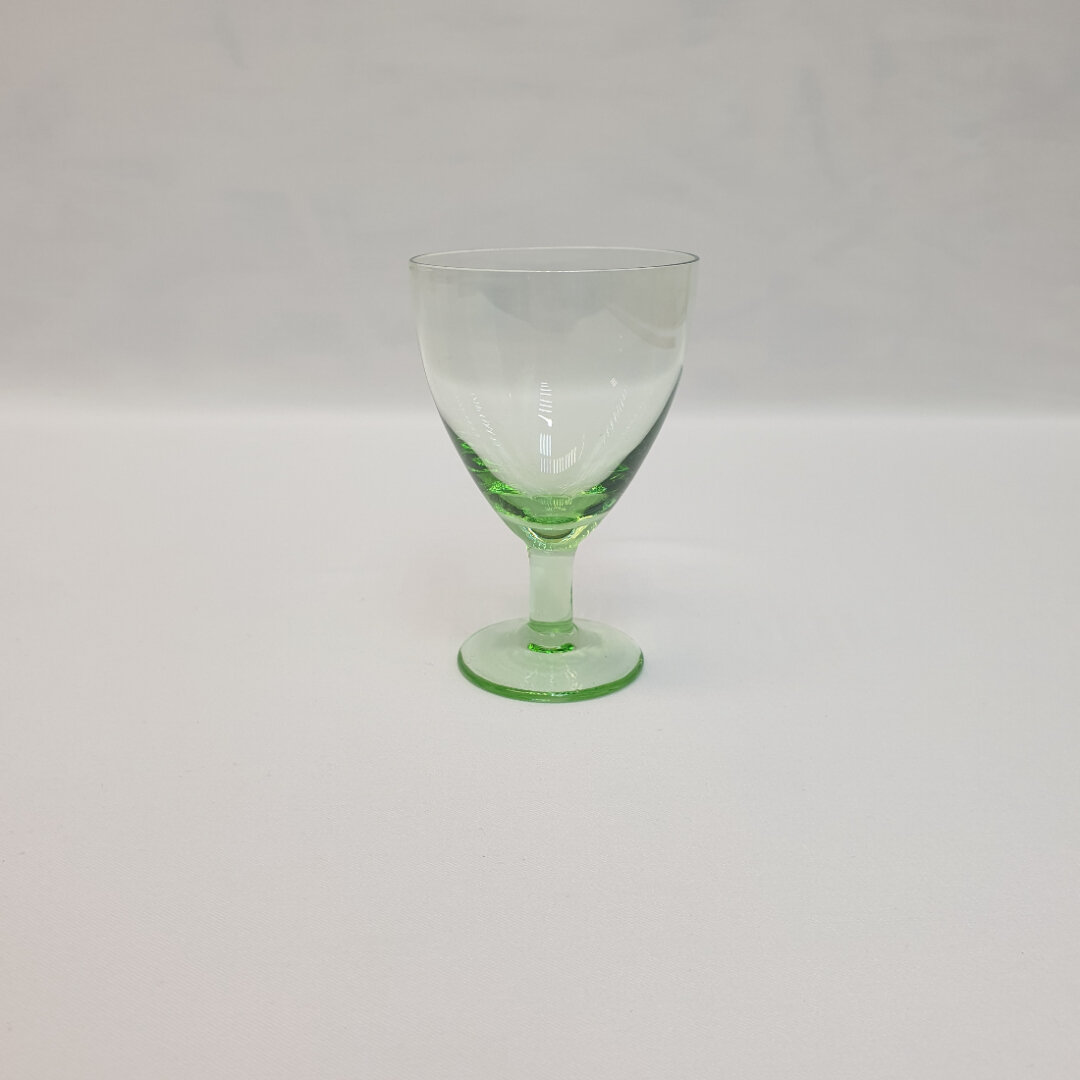 Бокал, цветное стекло 100 мл 10 см, винтаж СССР