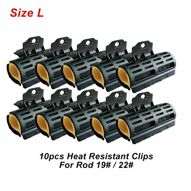 10 шт./компл, 24 В, цифровые бигуди с одним отверстием, электрические бигуди с подогревом и резинками для укладки, горячие щипцы для завивки волос, стержни 1687