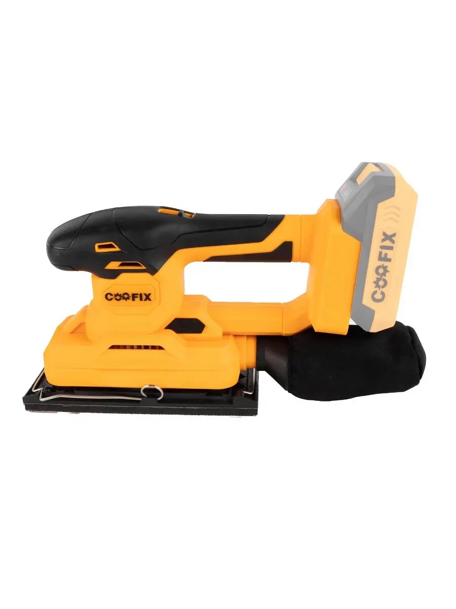 Шлифовальная машина эксцентриковая Coofix CF-CES002, беспроводная, 20 В, 12000 оборотов/мин