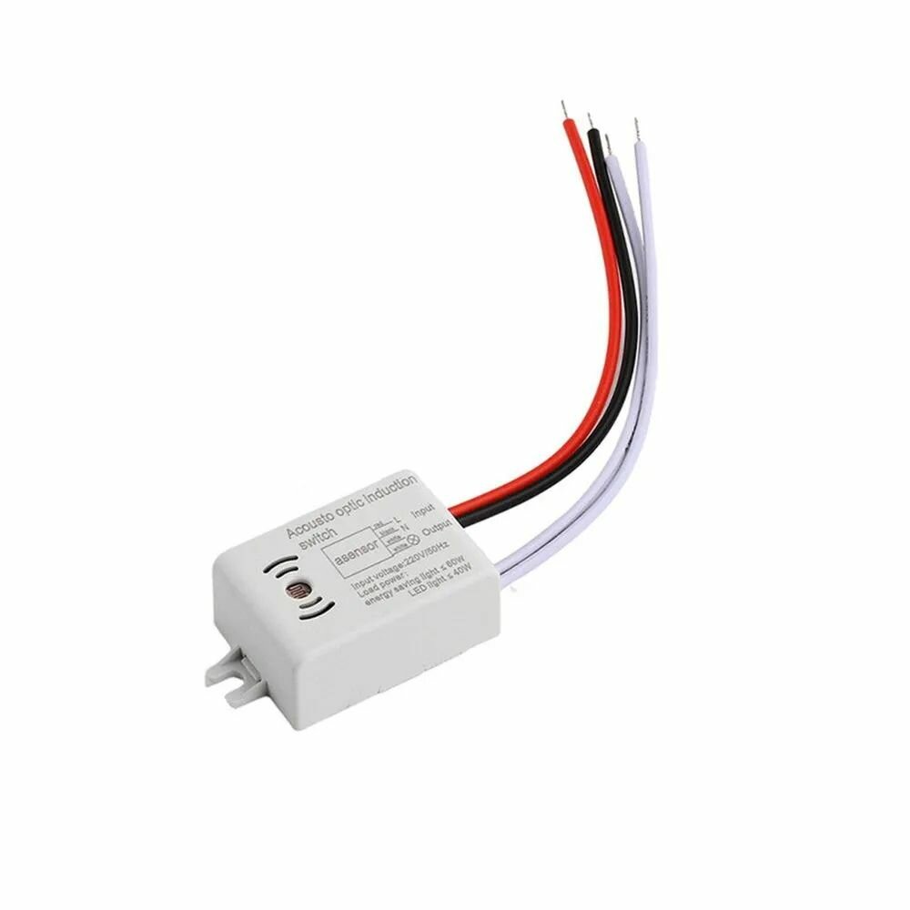 Модуль индукционного переключателя управления звуком и светом 220V LED induction switch indoor automatic switch module