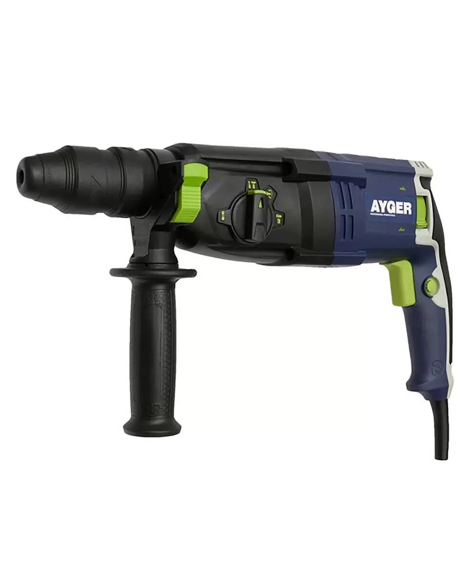 Перфоратор сетевой Ayger AH1000DFR, SDS-Plus, 1250 уд/мин, вертикальный двигатель