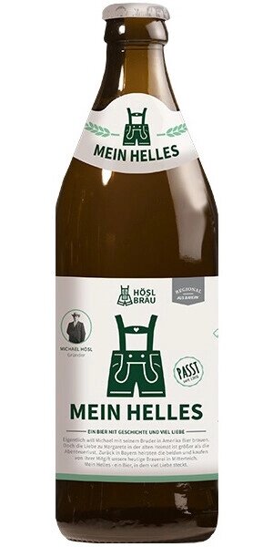 Пиво Hosl-Brau, "Mein Helles", 0.5 л