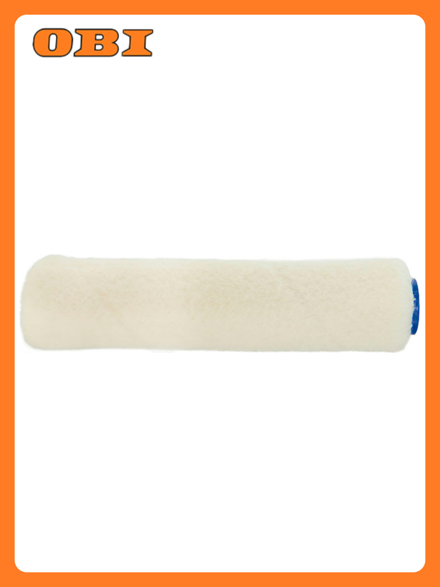 Мини-валик малярный, велюр 4/15/100 мм, под ручку 6 мм