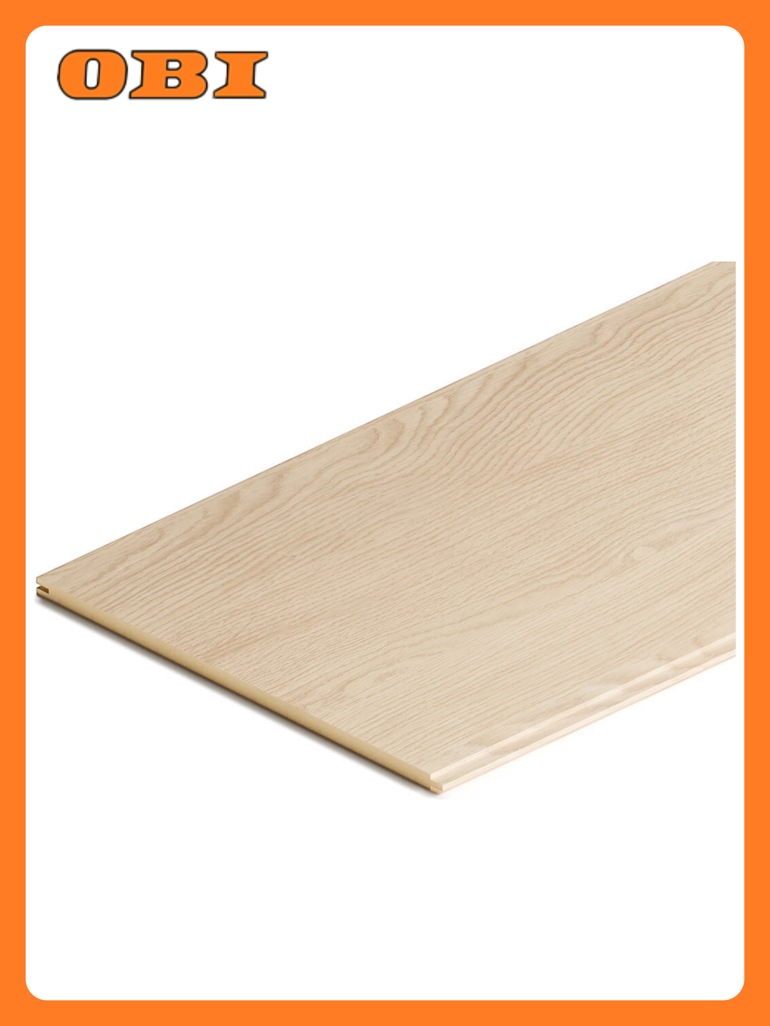 Панель МДФ Classic STELLA Light, дуб снежный, матовая, 2700x200x6 мм