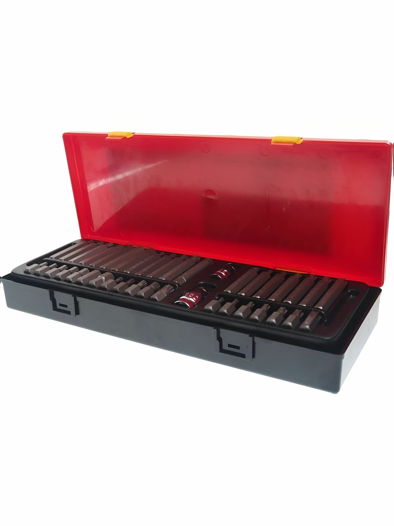 Набор бит TORX/HEX/SPLINE с адаптерами (40 предметов; 3/8" / 1/2") JTC JTC-K1402