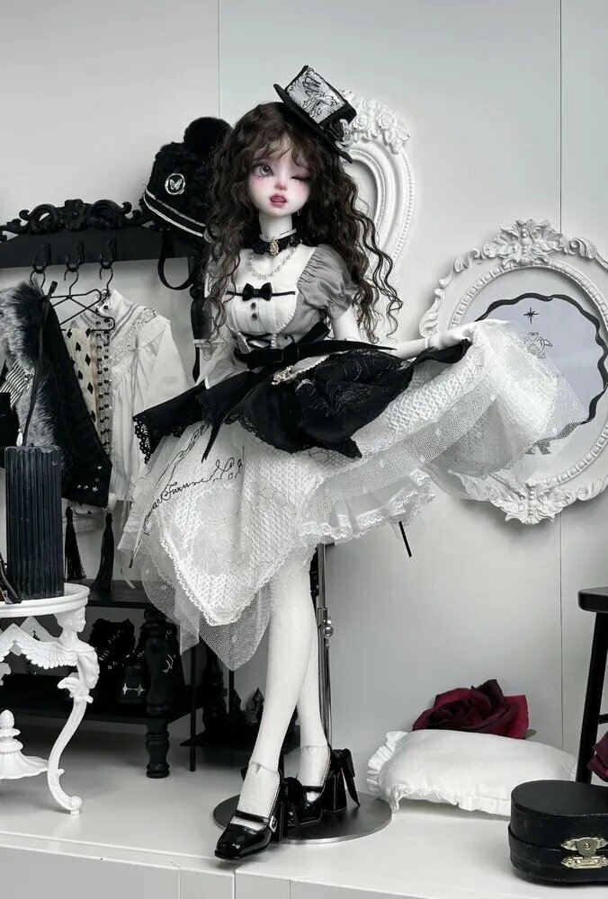 1/4 Одежда для BJD Кукла/подарок для девочек/черное