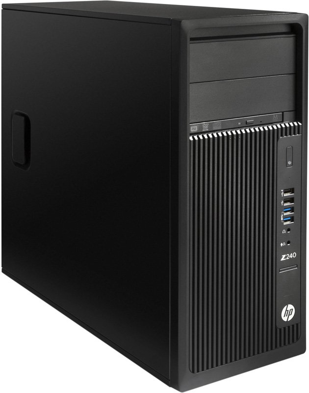 Рабочая станция HP Z240T Tower Workstation Y3Y78EA#ACB, Intel Core i7-7700 4200MHz Turbo Boost (4 ядра, 8 потоков), RAM DDR4 16GB, HDD 1tb, Intel HD Graphics 630, DVI, DP, USB 3.0, DVD, Windows 10 Pro X64