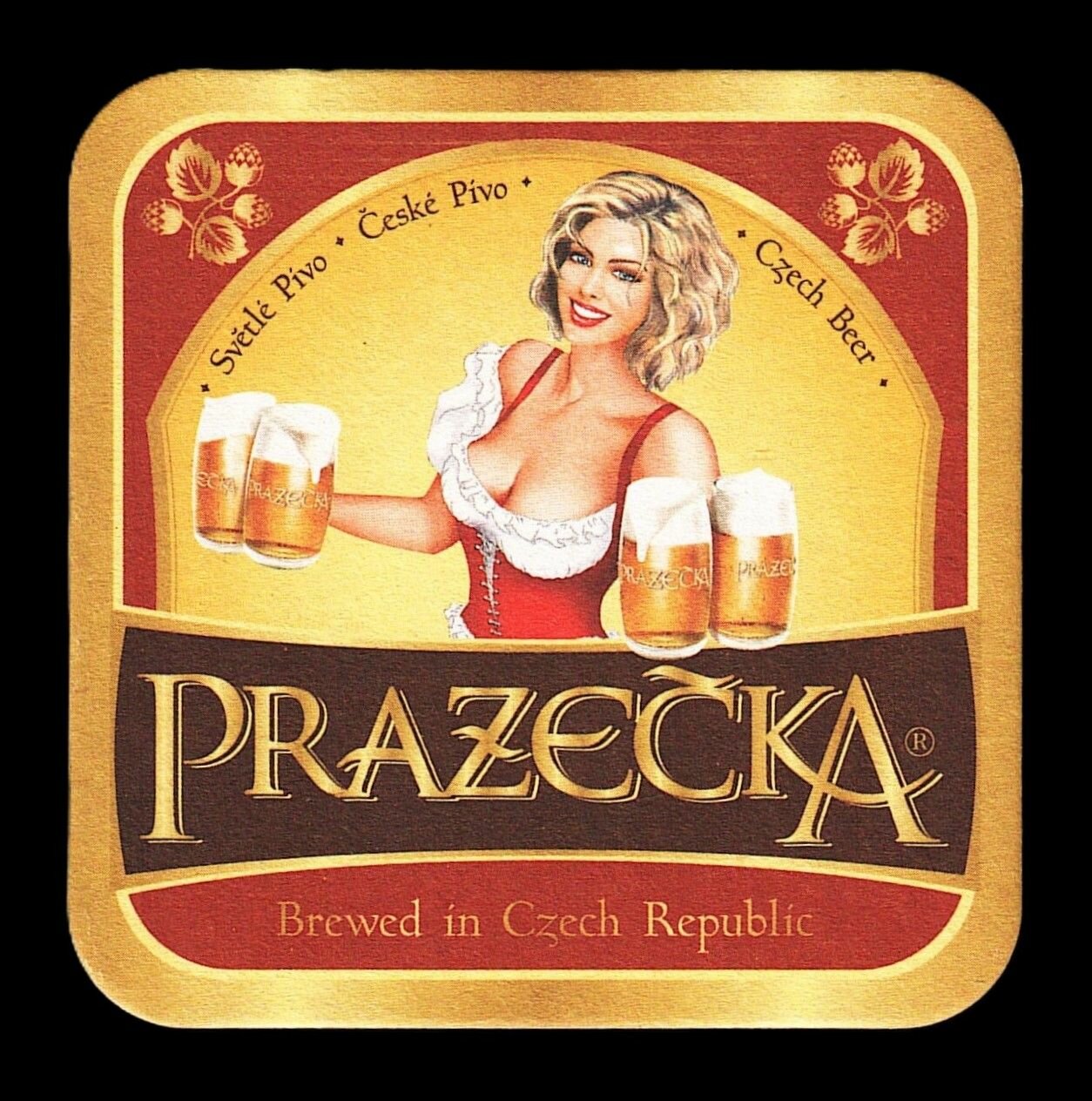 Бирдекель (костер) Чехия Prazacka Kouzelne Cechy (подставка под пивной бокал)