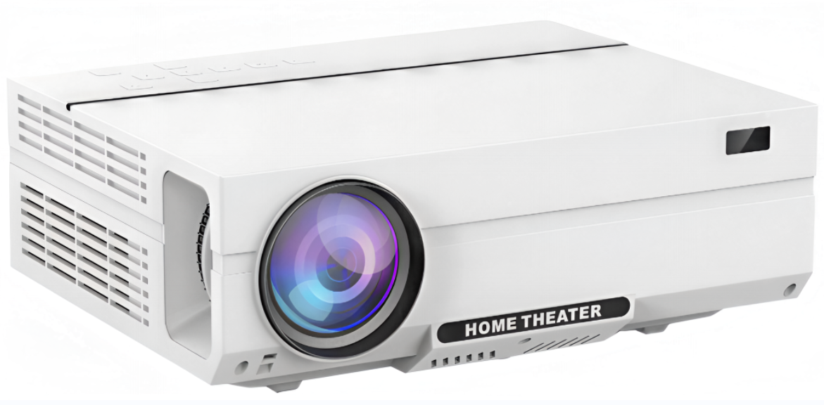 Проектор Touyinger T27K, Full HD, LED, HDMI, USB, домашний кинотеатр, белый