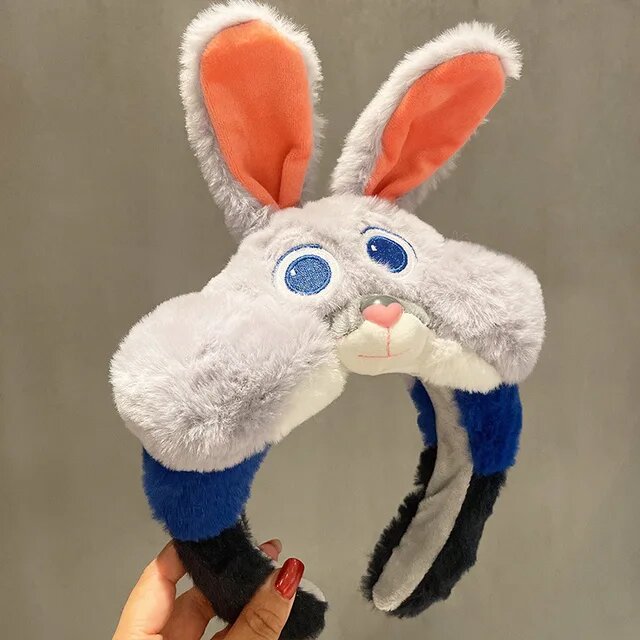 Мягкие 3D-ушки Диснея, повязки на голову Винни-Пуха, милые повязки на голову с изображением Стича для девочек, аксессуары для волос Kawaii Lotso, подарок на Рождество для мальчика.