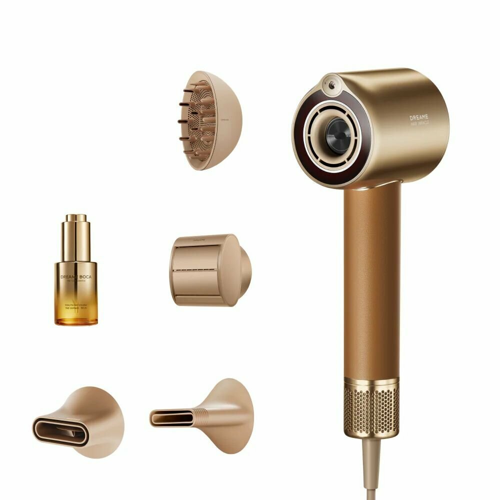 Фен Dreame Miracle Hair Dryer AHD9, мощность 1600 Вт, 4 скорости, 4 температуры