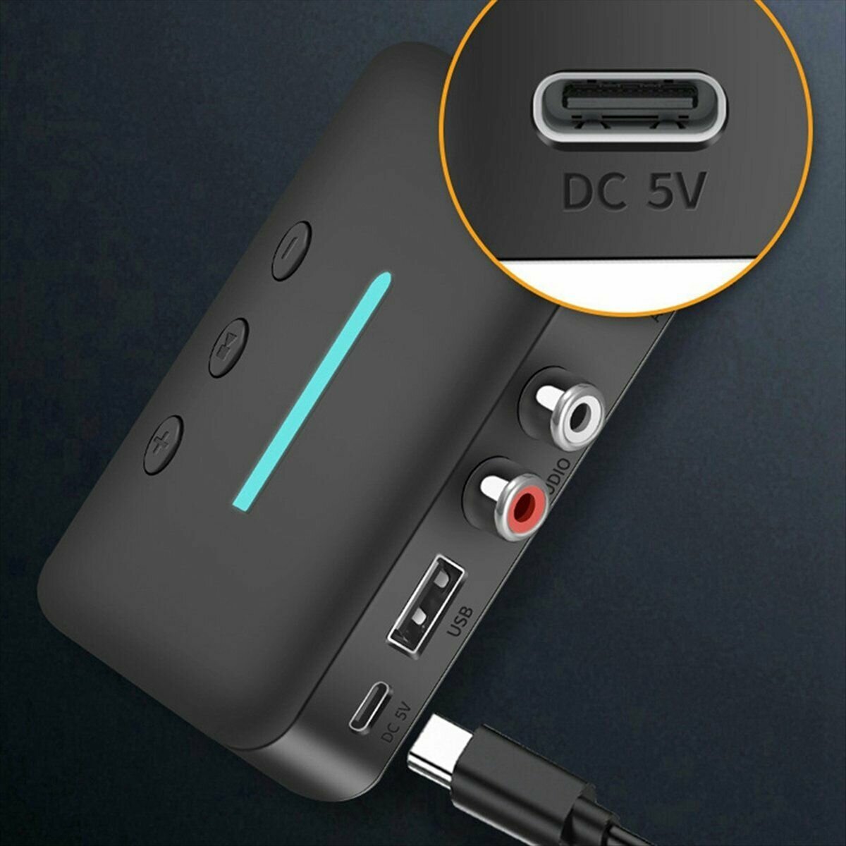 USB Bluetooth 5.3 аудиоресивер адаптер — фото 1