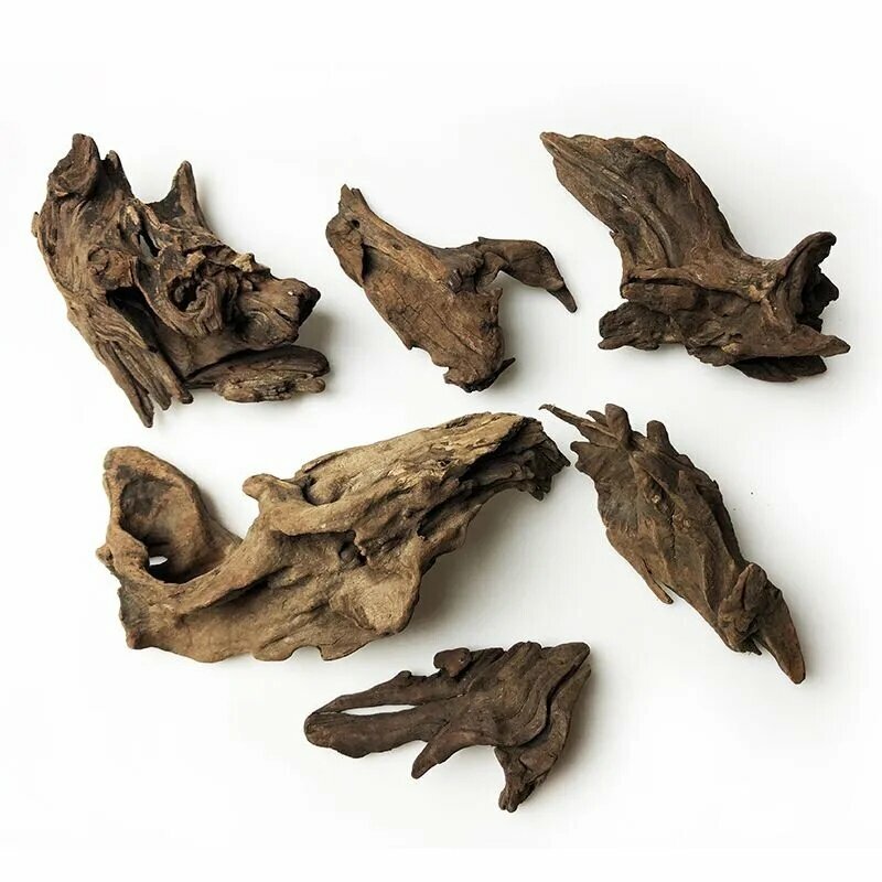 Xiaomi YouPin Декорация для аквариума коряга натуральная, декор из дерева для рыб, ветка для рептилий