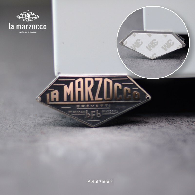 Керамическая кружка Lamarzocco, чашка для кофе, чашка для латте, термос, кофейные принадлежности Металлическая наклейка