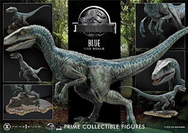 Prime 1 Studio Синий Динозавр из Юрского периода 1/10 Blue